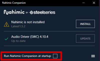 勝手に起動するNahimic Companionとは？無効・削除方法